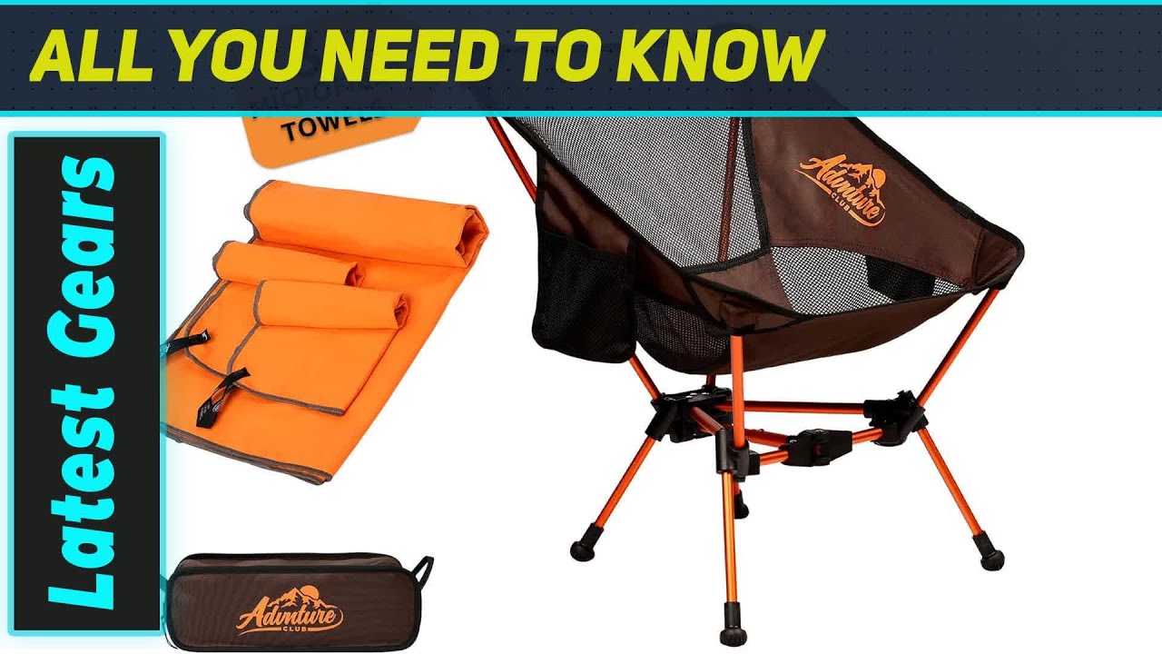 Advnture Club Chair: The Ultimate Outdoor Companion - YouTube
