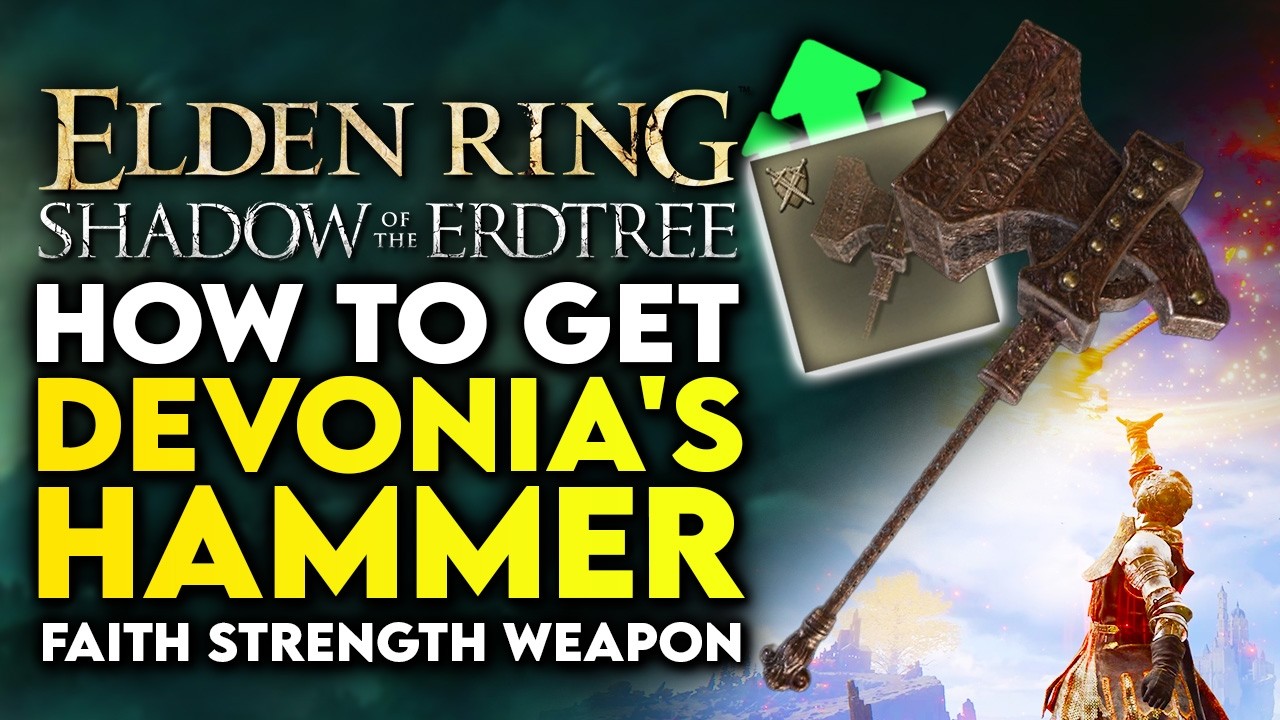 Elden Ring Shadow Of The Erdtree - How to Get Devonia's Hammer Great ...