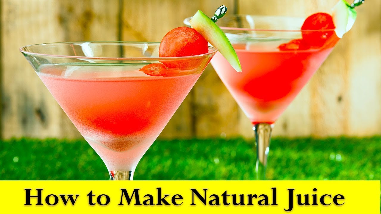 How To Make Natural Juice with Using 2 Ingredients l Natural Medicinal ...