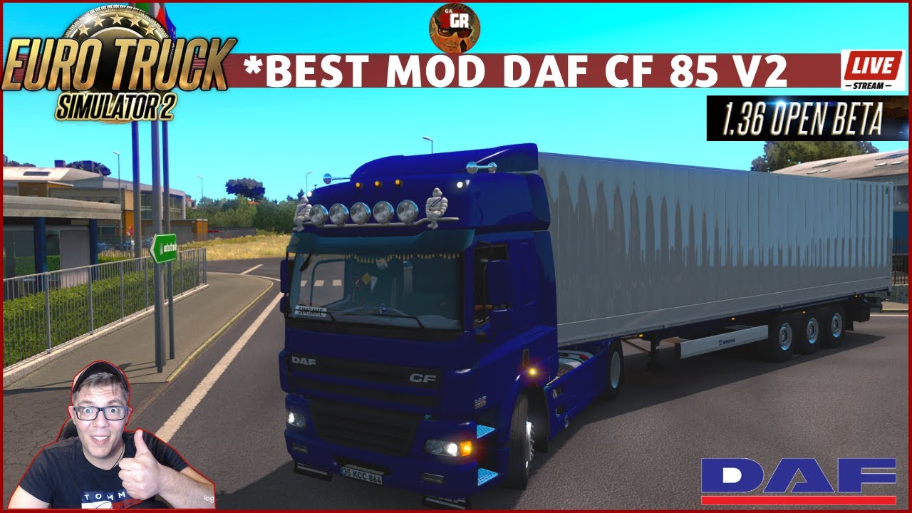 *BEST MOD DAF CF 85 V2 | ETS 2 1.36 OPEN BETA - YouTube