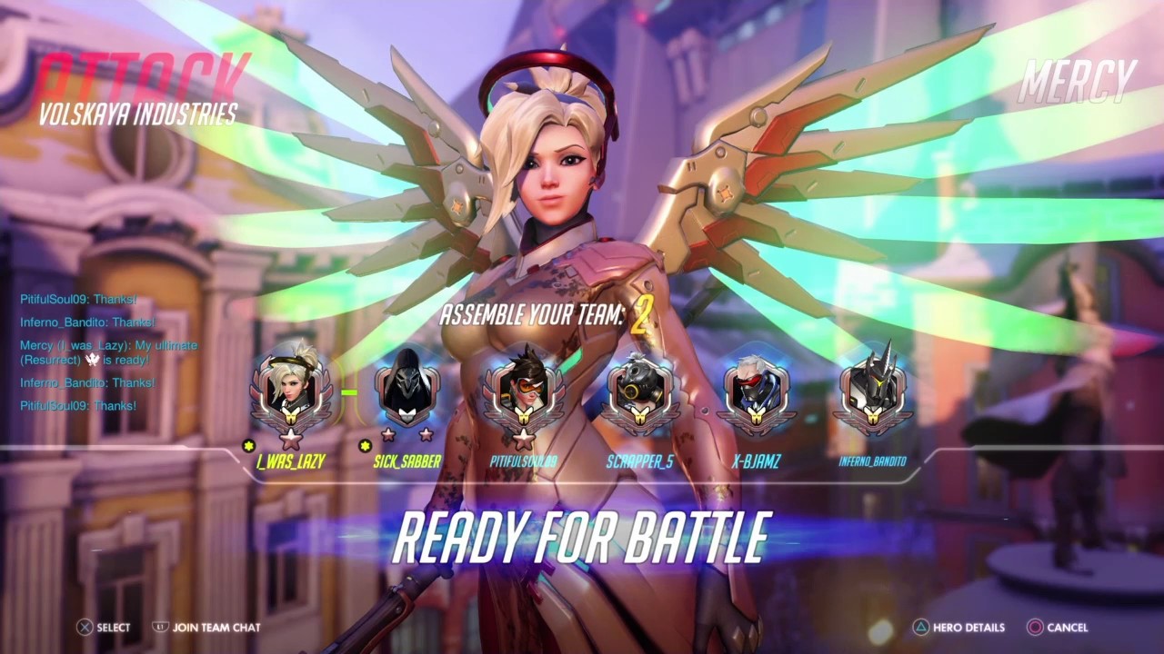 Overwatch:Competitive Match Mercy Gameplay - YouTube