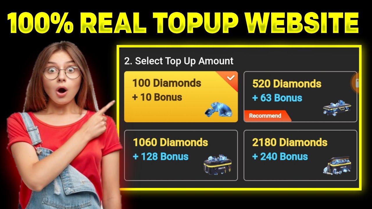 DOUBLE DIAMOND TOPUP WEBSITE | NEW REAL TOPUP WEBSITE IN FREE FIRE | FAKE AND REAL TOPUP WEBSITE ...