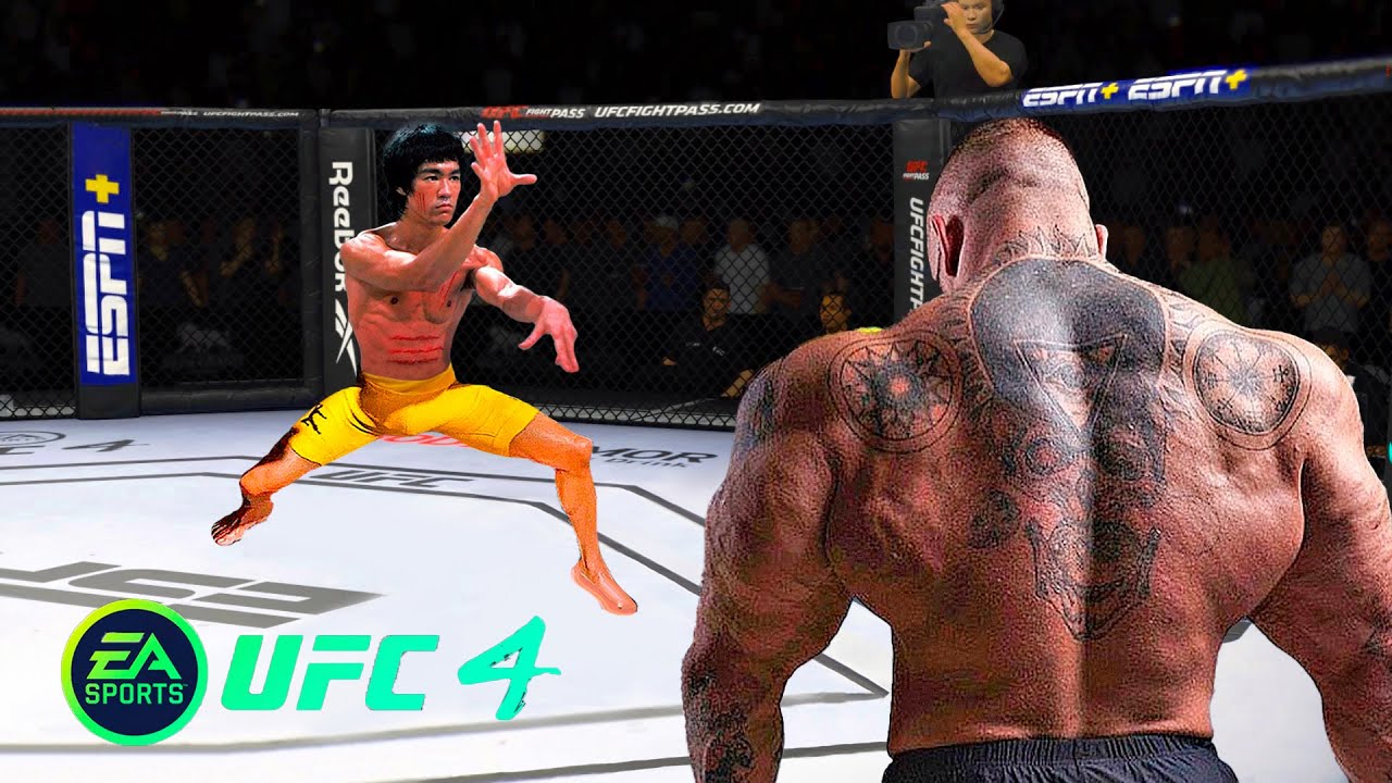 UFC4 Bruce Lee vs Iron Rock EA Sports UFC 4 PS5 - YouTube