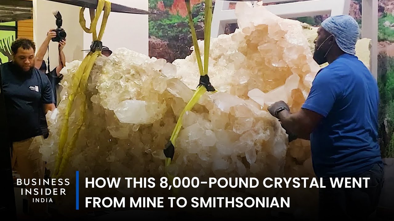 How This 8,000-Pound Crystal Went From Mine To Smithsonian | Big ...