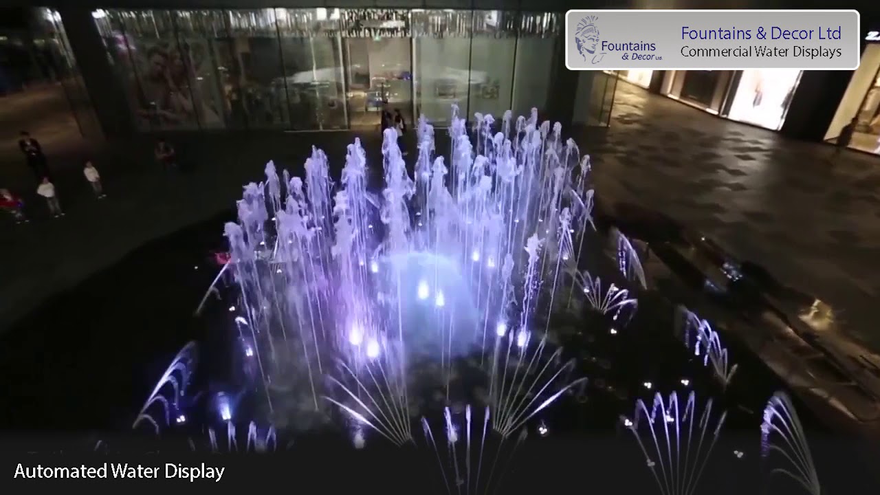 Automated Water Display - YouTube