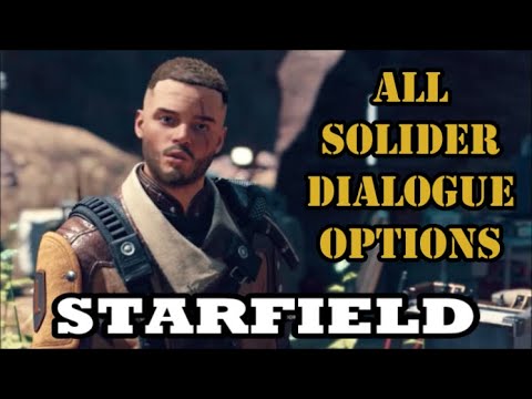 Starfield - All Unique Solider Background Dialogue Options - YouTube