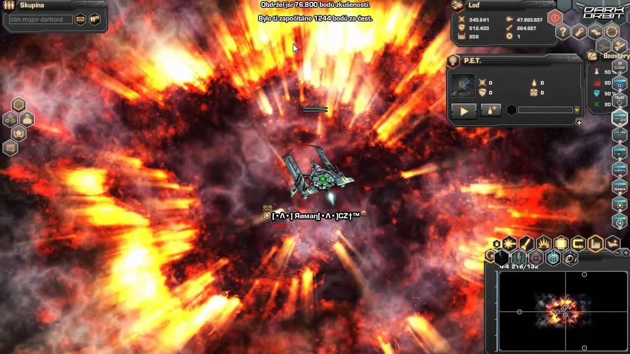 DarkOrbit, GL1, PVP party with Eic (§TΛЯ, RЅ†K) - YouTube