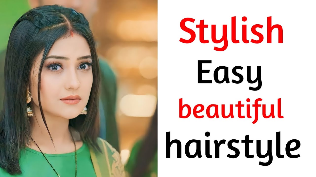 New simple stylish hairstyle for girls - cute hairstyle - hair style ...