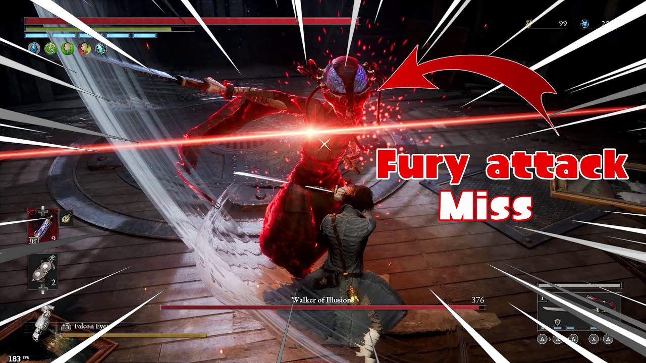 Dodging using Two Dragons Sword attack vs Walker of Illusions - Lies of ...