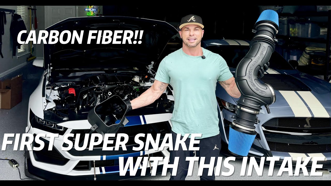 Installation of Whipple Carbon Fiber Intake & larger air filter boxes ...