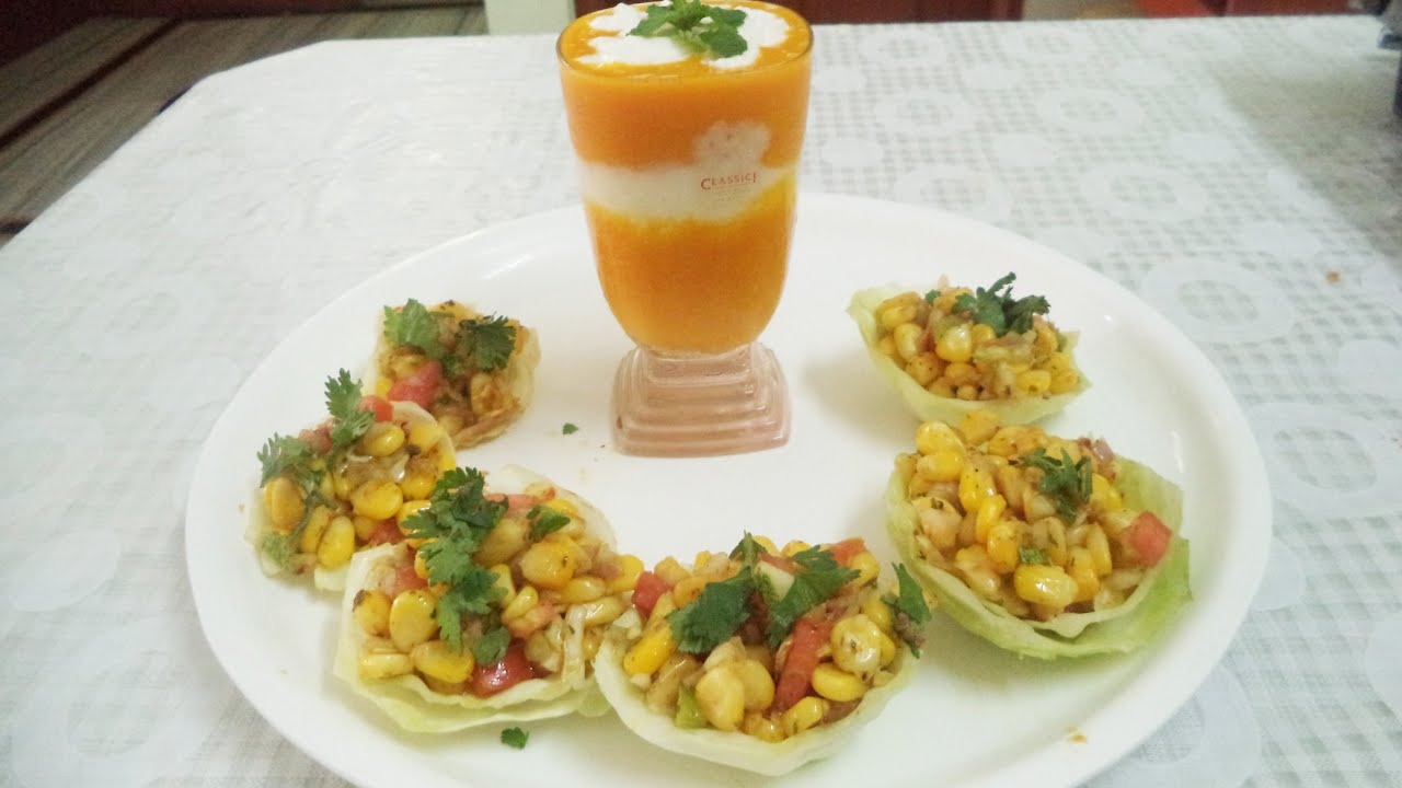 Sweet Corn Chaat (Sweet Corn Snacks) | English Subtitles - YouTube