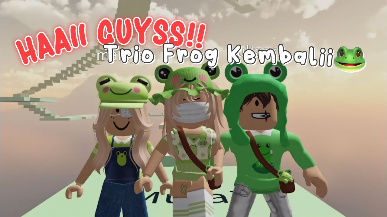 TRIO FROG KEMBALI YAYY🐸‼️ Main Frog Obby Pakai Avatar Katak! | Roblox ...