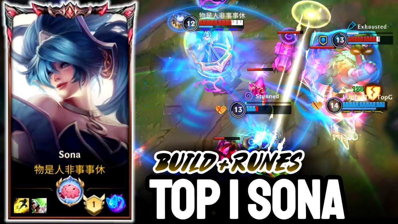 Wild Rift Sona - Top 1 Sona Gameplay - Grandmaster Ranked - YouTube