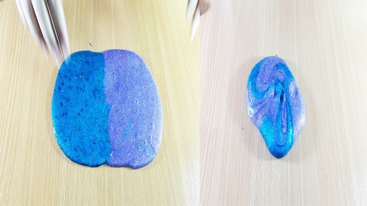 Slime Coloring with Makeup! Mixing Two Colors OF Slime Jiya Slime ...