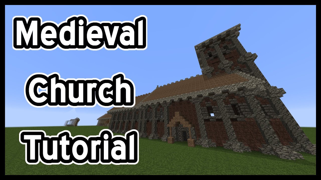 [Danish] Minecraft Tutorial - Medieval Church (2/2) - YouTube