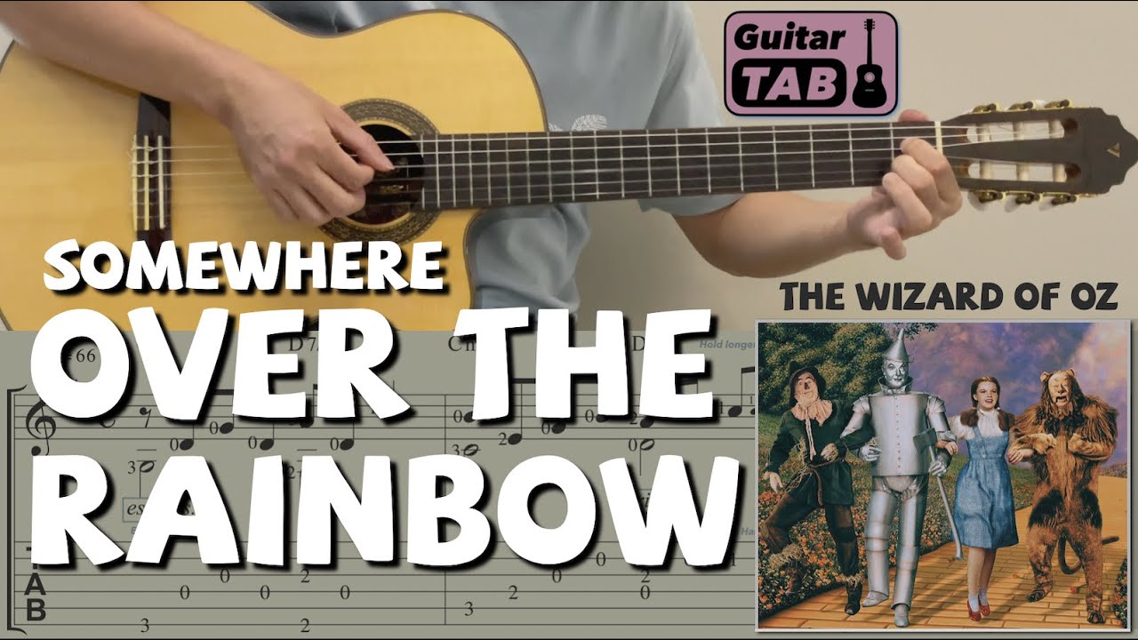 (Somewhere) Over the Rainbow / The Wizard of Oz (Guitar) [Notation ...