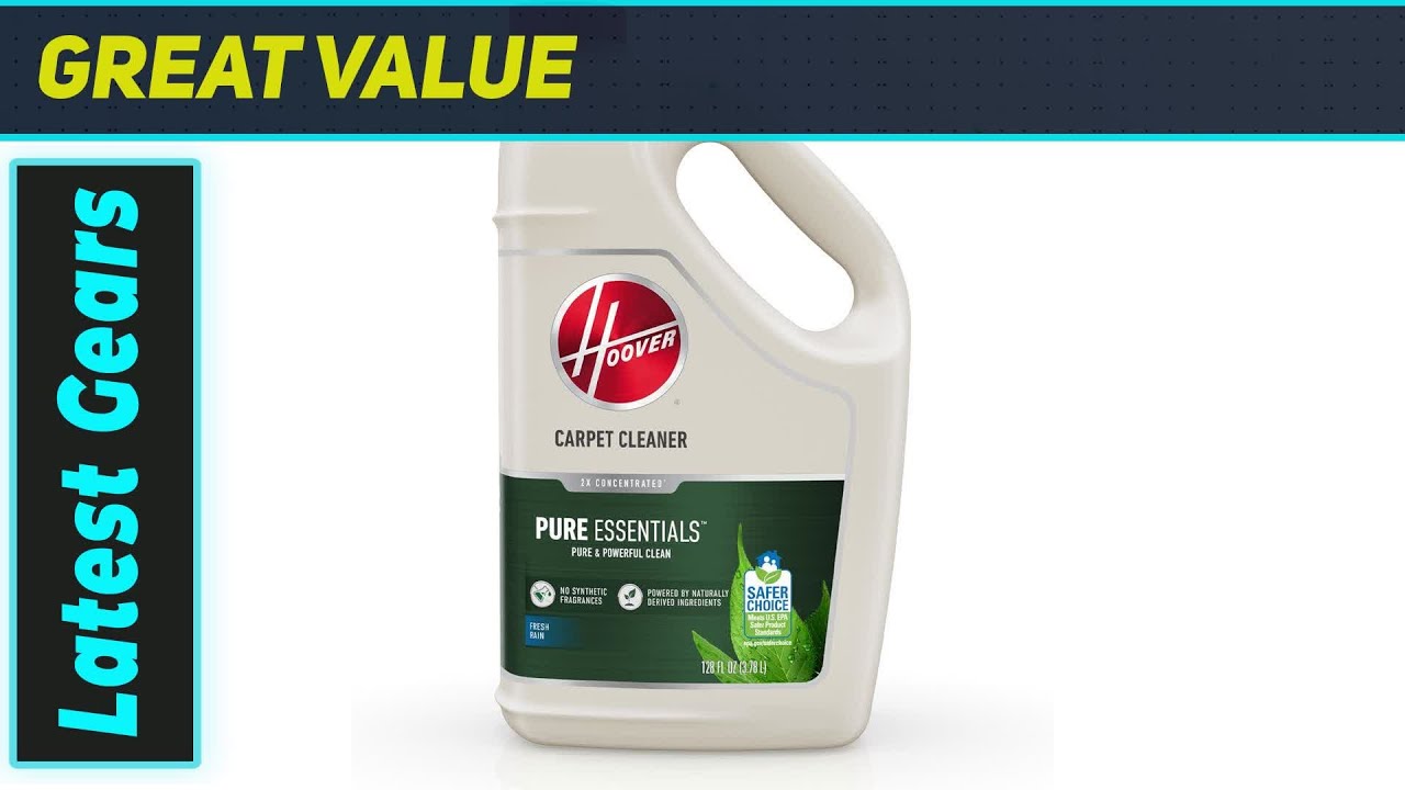 Hoover Pure Essentials Carpet Cleaner: The Ultimate Deep Clean - YouTube