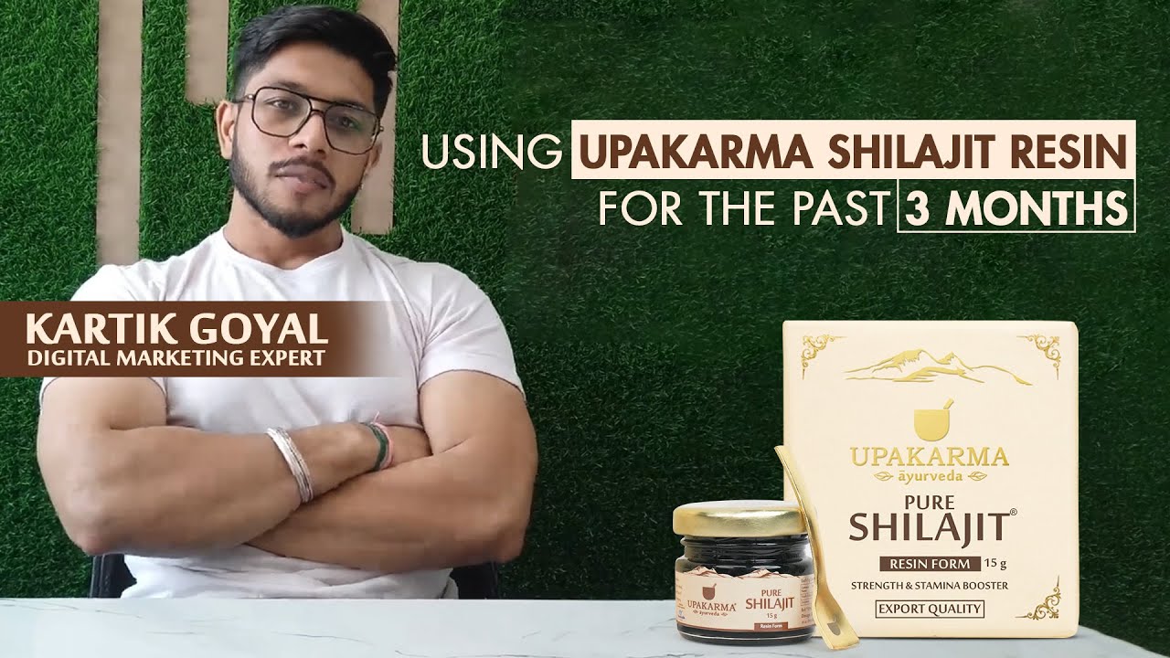 Upakarma Ayurveda Pure Shilajit Resin | Testimonial Video | Kartik ...