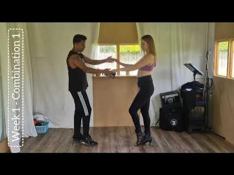 Paul & Kate | Combination 1 Sensual Bachata Program | The Dance Club Kilkenny - YouTube
