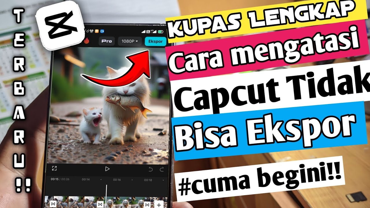 cara Mengatasi capcut tidak bisa mengekspor video terbaru - YouTube