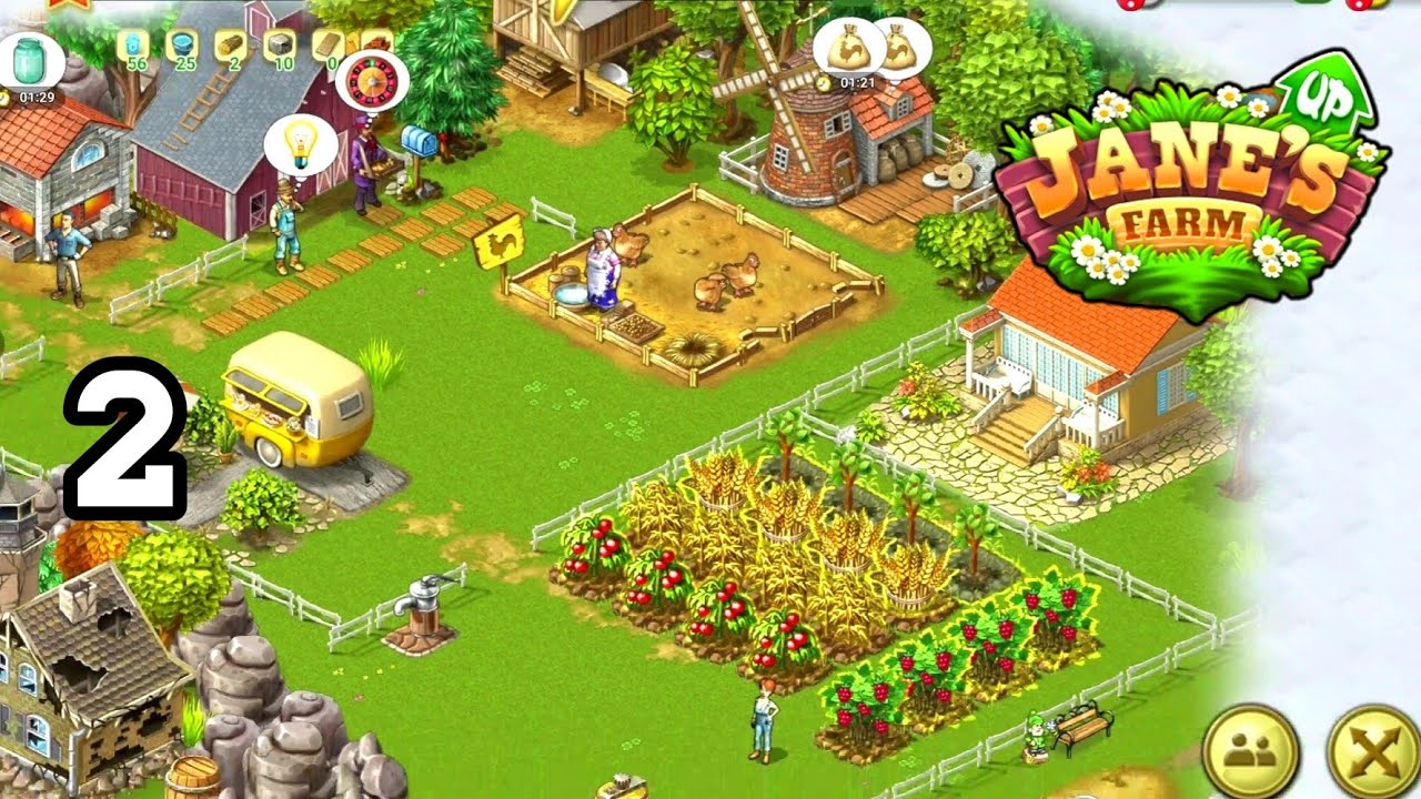 Janes Farm: Mode Gamplay Walkthrough Part 2 (iOS,Android) #janesfarm # ...