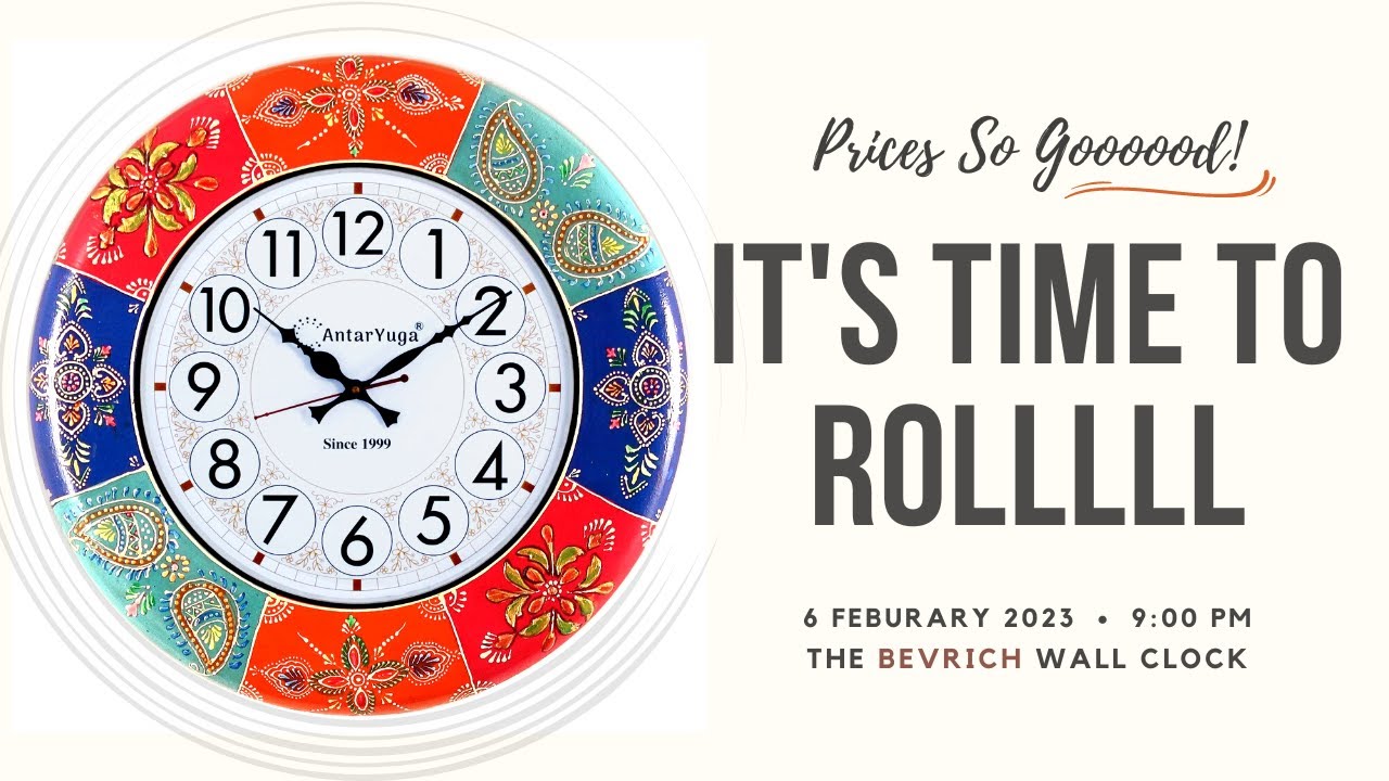 The Ultimate Wall Clock Has Now Arrived @antaryuga - YouTube