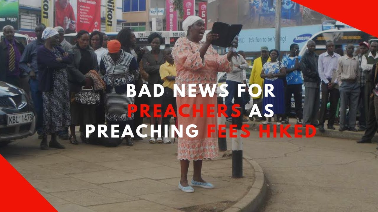 Bad news for preachers as preaching fees hiked - YouTube