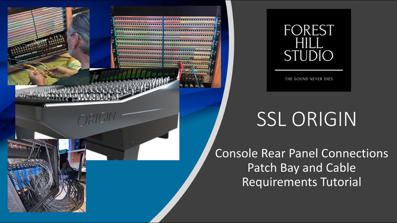 SSL Origin Studio Connections - YouTube