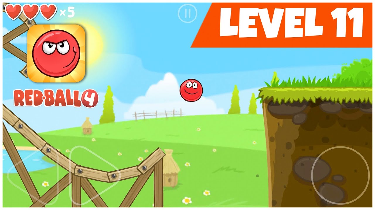Red Ball 4 - Level 11 Walkthrough - Level 11 Green Hills - YouTube