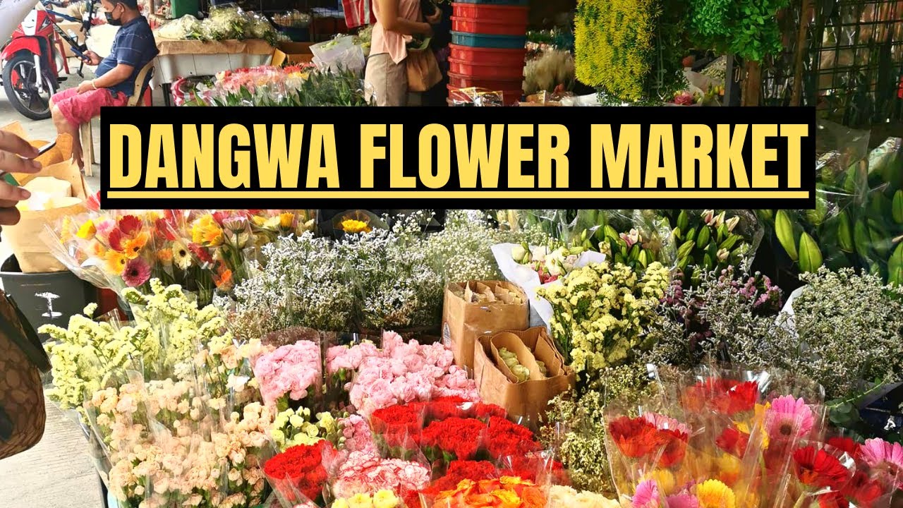 DANGWA FLOWER MARKET - VLOG TOUR - YouTube