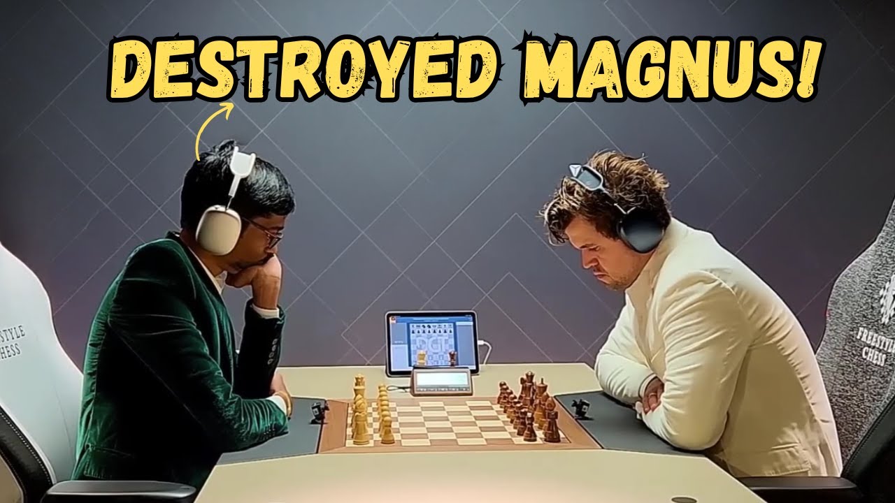 When Praggnanandhaa Destroyed Magnus Carlsen - YouTube