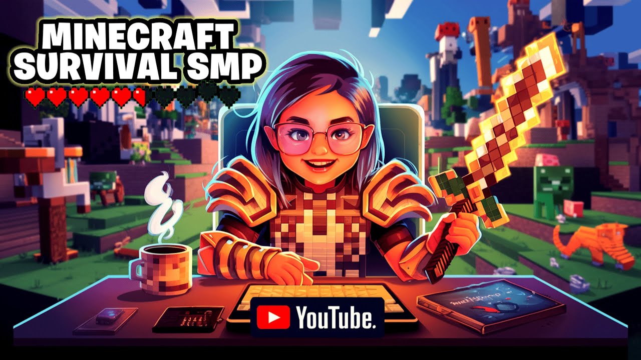 MINECRAFT SURVIVAL SMP LIVE 24/7 SERVER | JAVA+PE | ROAD TO 2 K | # ...