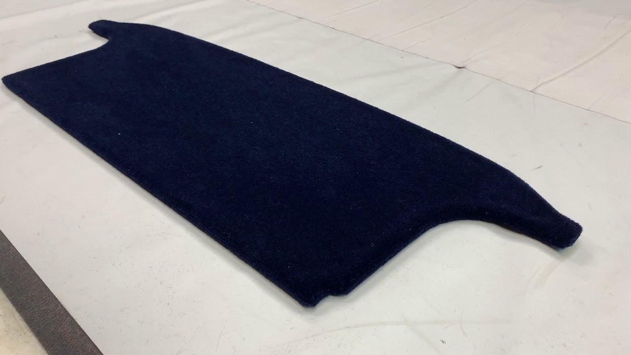Triumph TR2 | TR3 | TR3A | TR3B - Boot Trunk Liner Board (Carpet) - YouTube