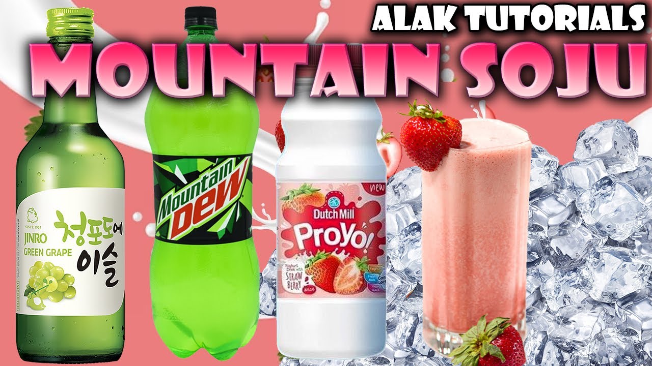 SOJU MIX Mountain Soju Proyo Mix + Mountain Dew Pinoy Cocktail | Alak ...