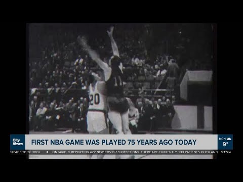 First NBA game played 75 years ago in Toronto today - YouTube