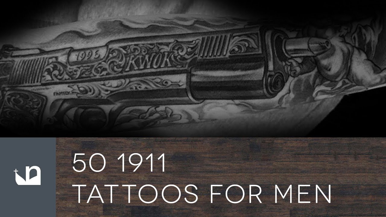 Colt 45 Revolver Tattoo