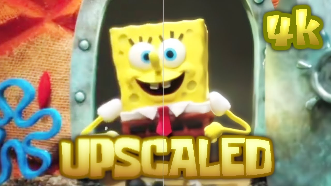 Spongebob Squarepants Truth Or Square Intro: 𝐔𝐏𝐒𝐂𝐀𝐋𝐄𝐃 (4k) - YouTube