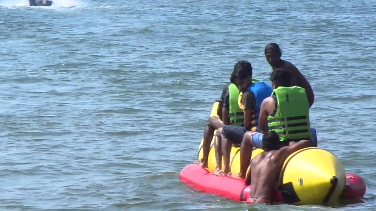 Water Sports Goa - Banana Boat Ride - YouTube