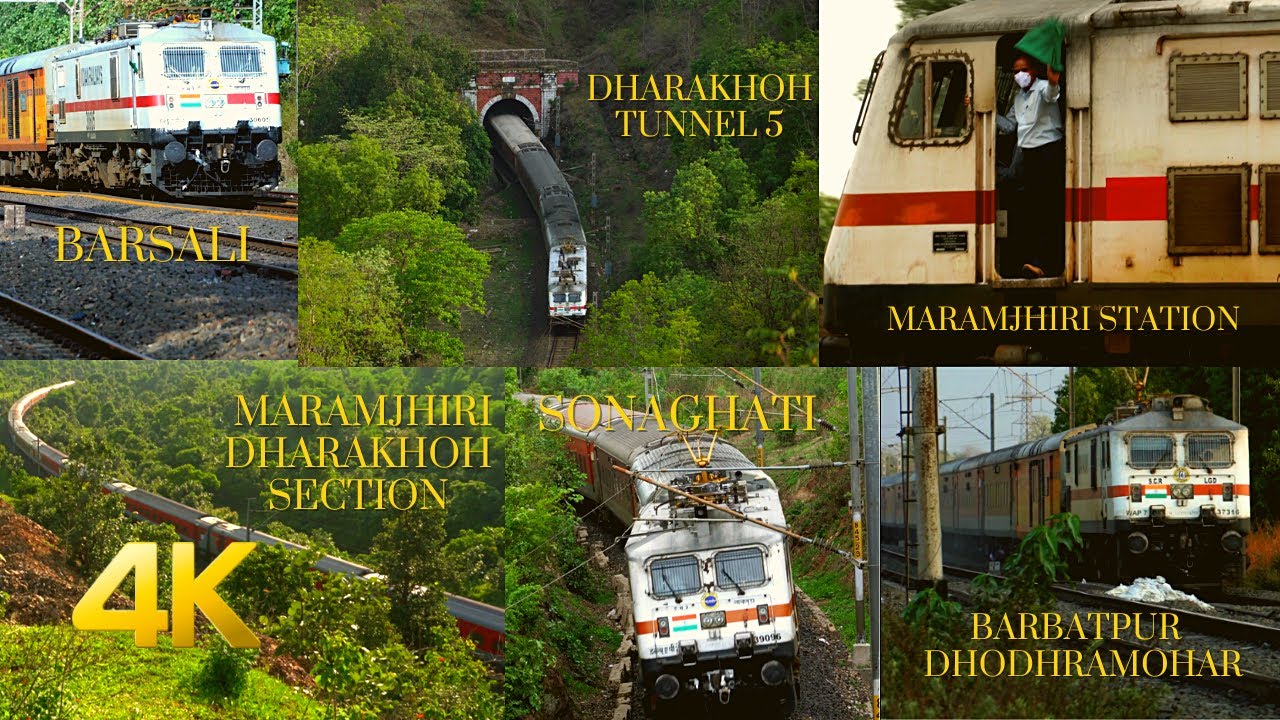 AP Express Captured At 6 Different Locations | Indian Railways | The ...
