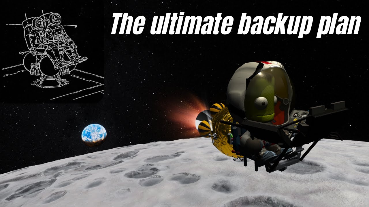 NASA Wildest idea : Apollo's Lunar Escape Systems "LESS" - KSP - YouTube