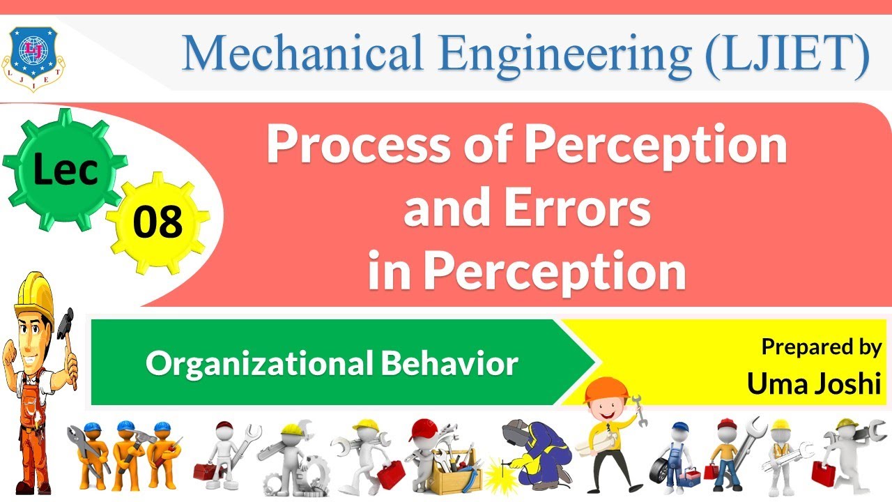 L 08 Process of Perception and Errors in Perception| Organizational ...