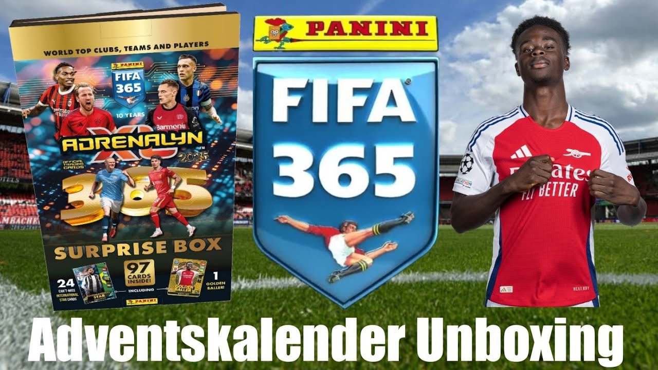 Der nächste Adventskalender🎅| Panini FIFA 365 Adrenalyn XL 2025 ...