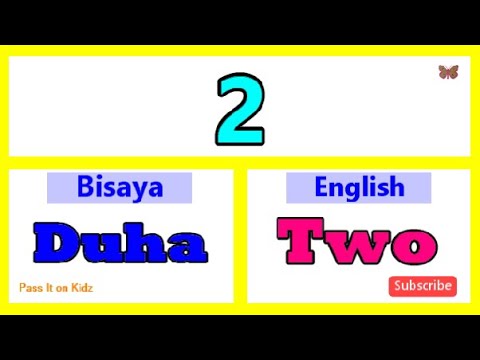Count 1 to 10 in Bisaya with English Translation - YouTube