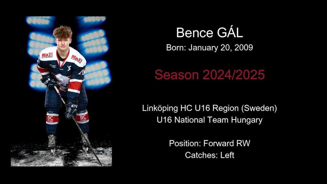 Bence GÁL, ice hockey 2024/2025 - YouTube