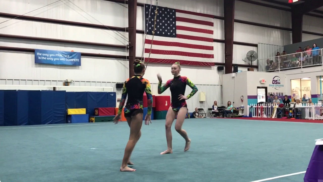 Acro Regionals - Level 8 WP - Danielle & Grace Balance - YouTube