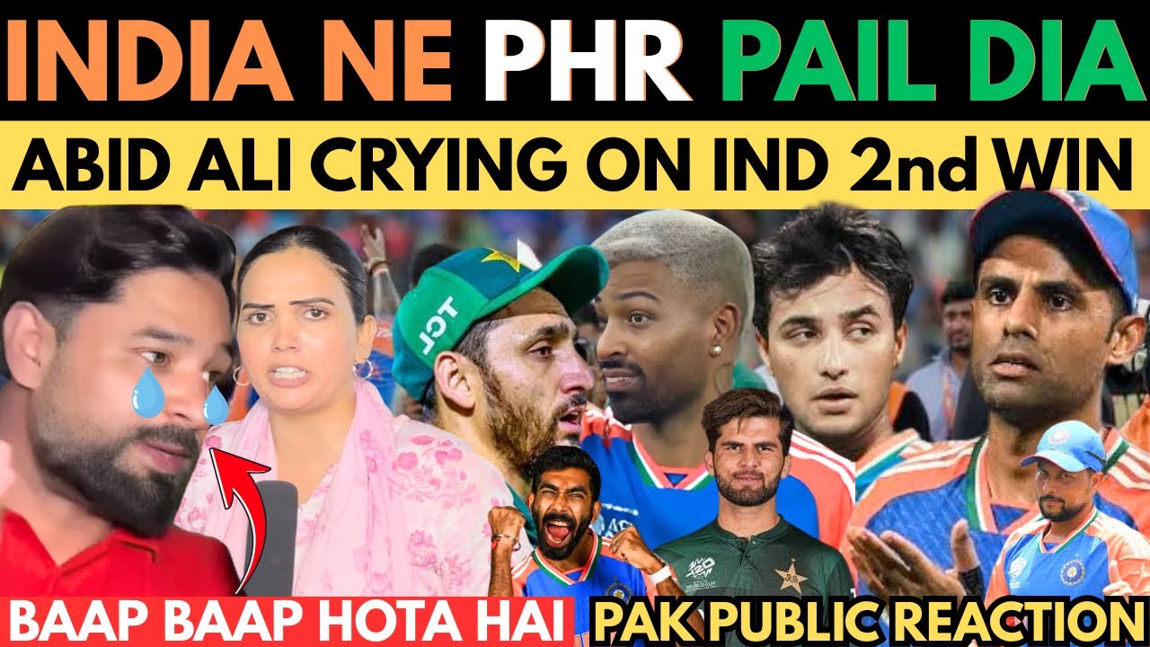 ABID ALI CRYING 😢 INDIA 🇮🇳 BEATS PAK 2nd TIME IN ASIA CUP 2025 ...