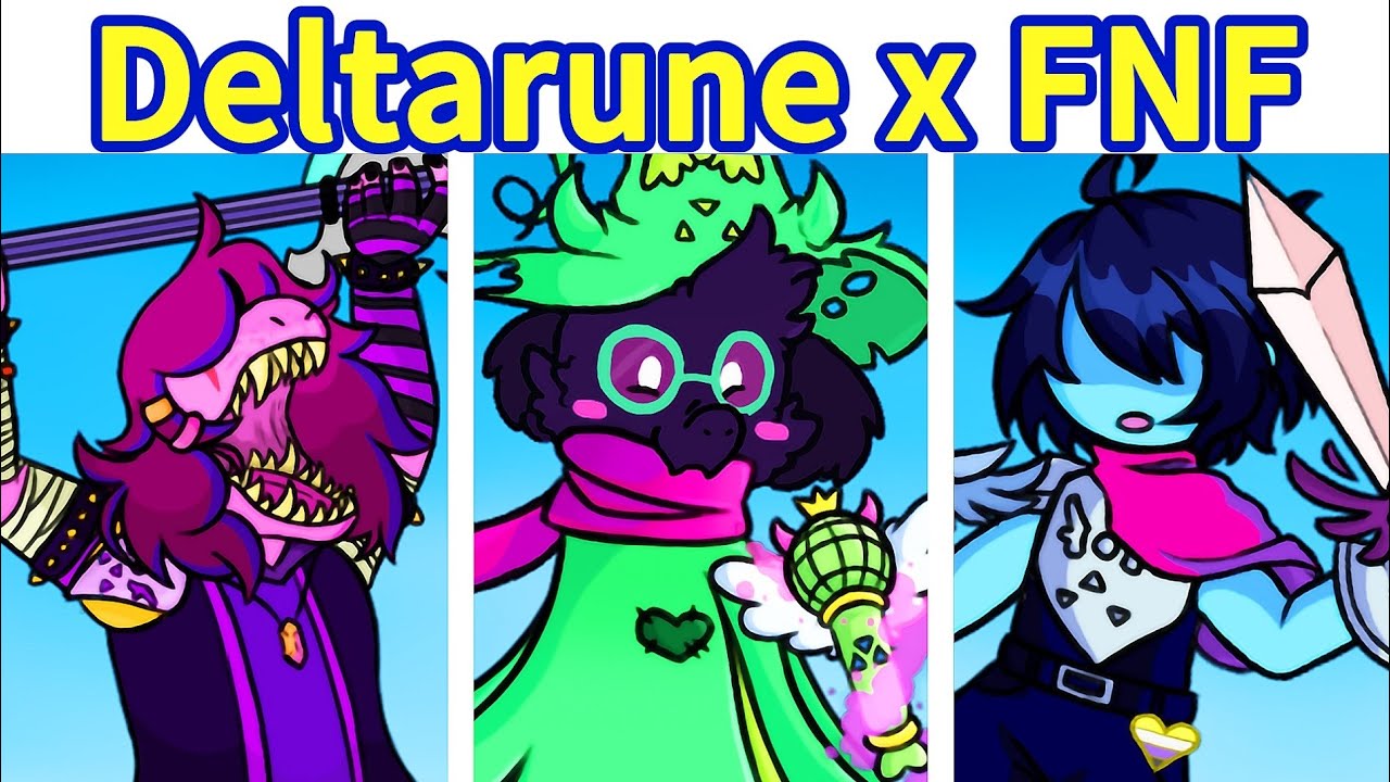 Friday Night Funkin': Deltarune Funkin' FULL WEEK (Dive into the Dark ...