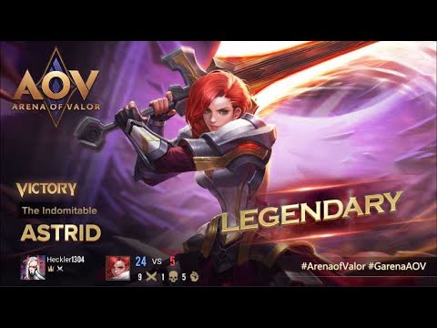 Astrid Gameplay | Arena of Valor | Heckler1304 - YouTube