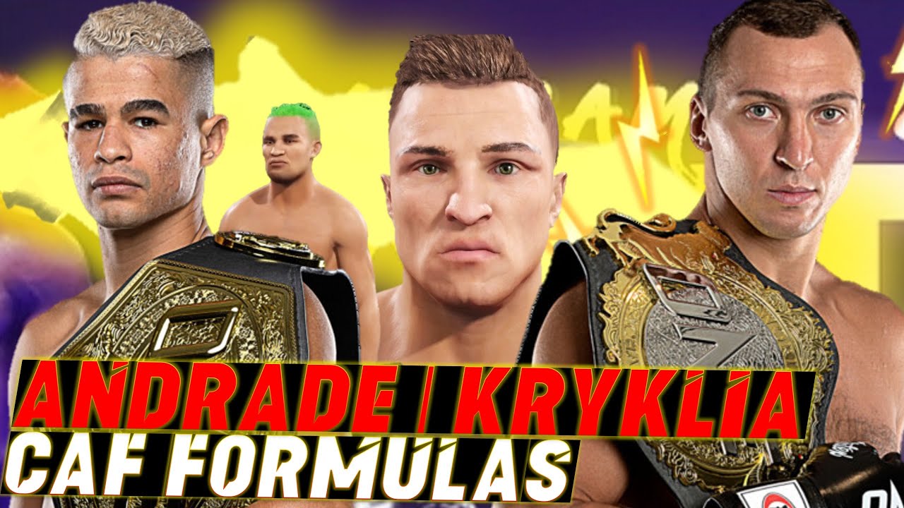 How to create Roman Kryklia and Fabricio Andrade in UFC 4 (CAF Formulas ...