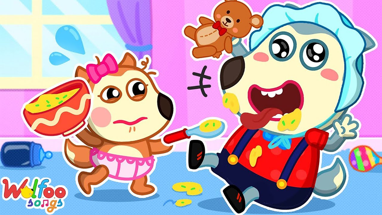 Wolfoo Turned Into a Baby | New Sibling Song | Wolfoo Friends Nursery ...